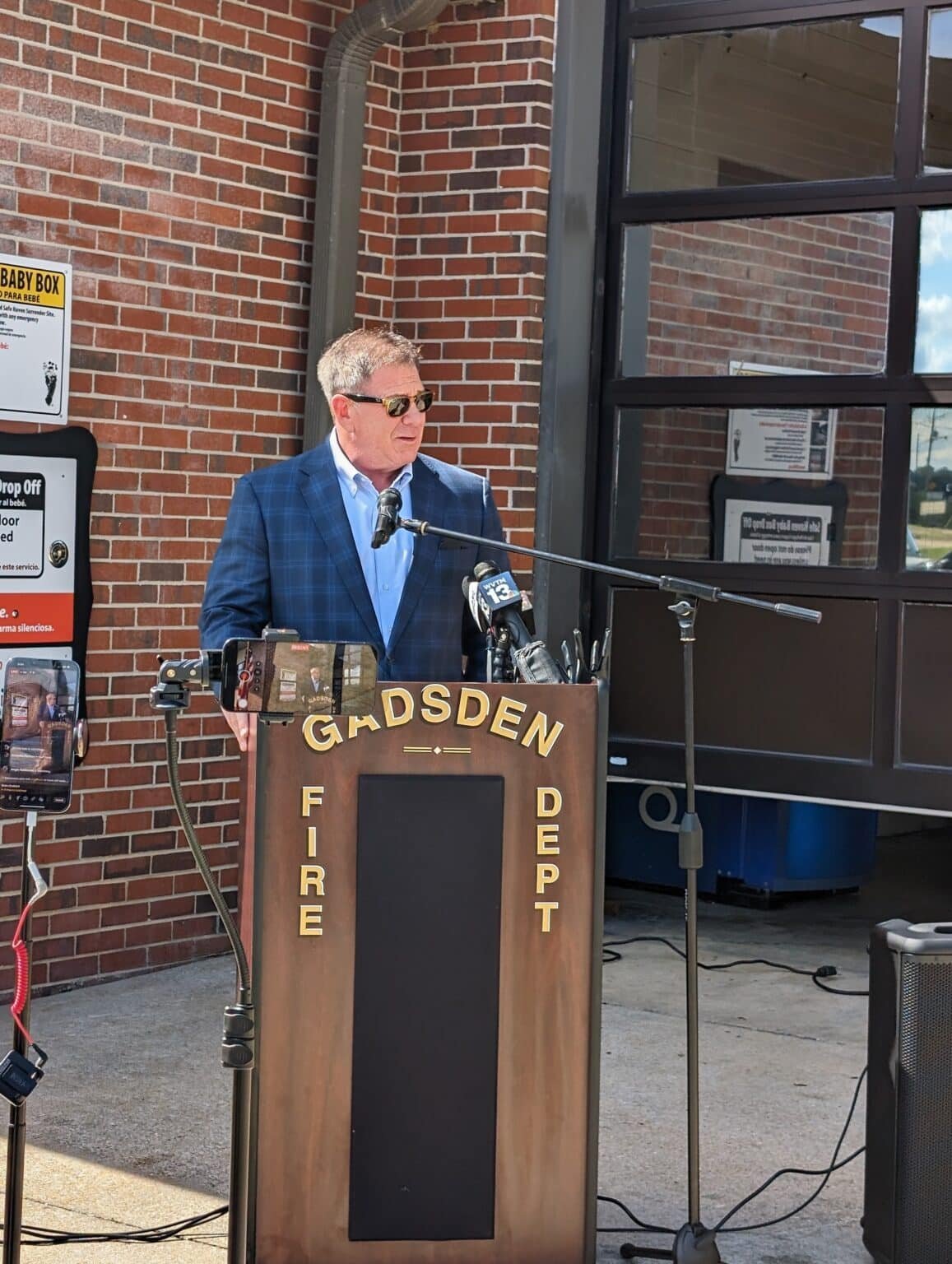 Gadsden unveils Safe Haven Baby Box, announces second one - Gadsden ...