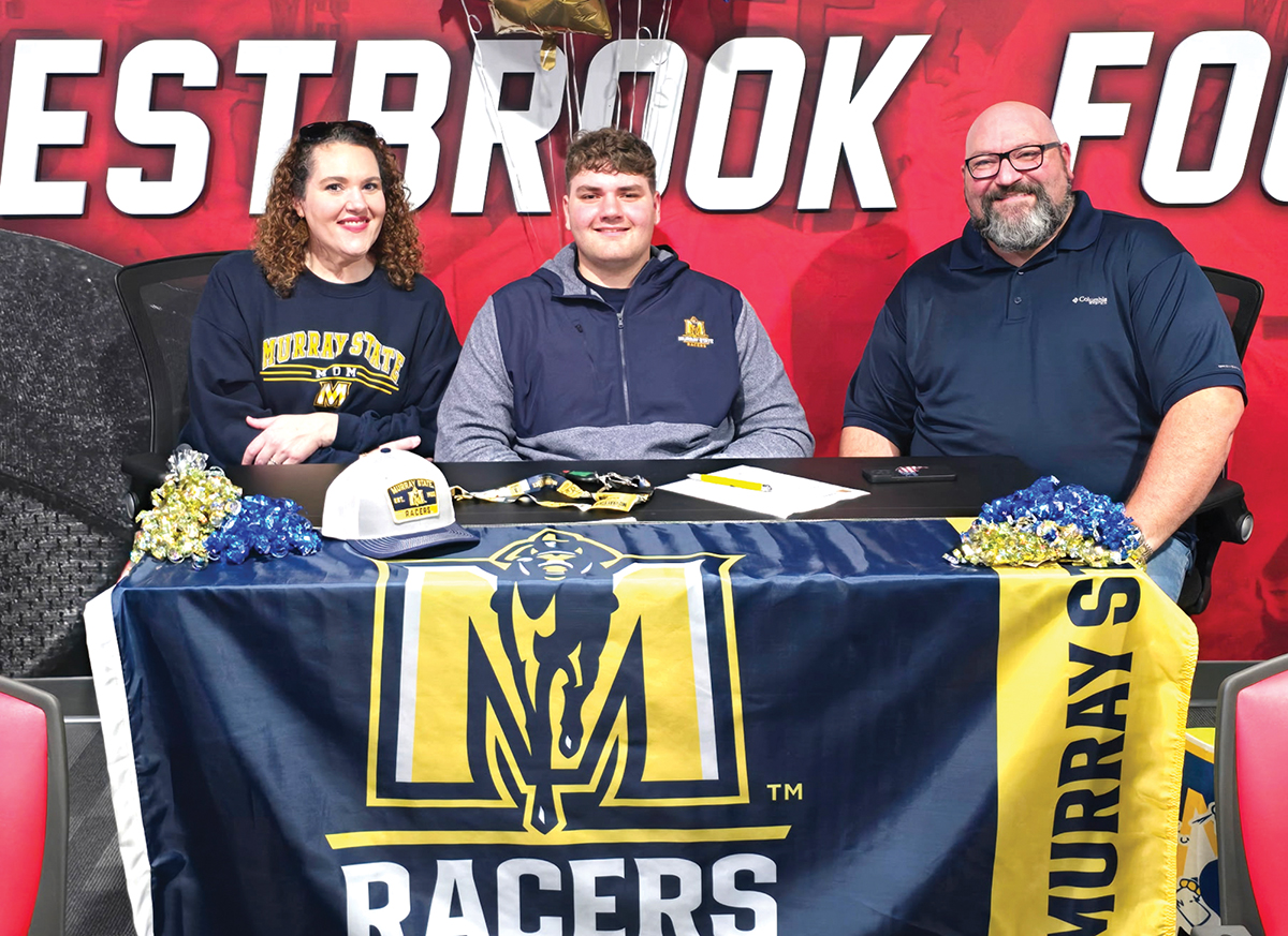 Westbrook senior signs football scholarship - Gadsden Messenger